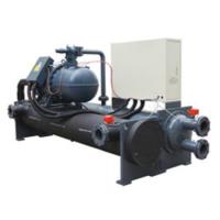 China 380V Semi Hermetic VFD Industrial Screw Chiller Water Cooled Touchscreen Controller for sale