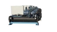 China Dustproof R407C Water Cooled Screw Chiller Compressor For Electroplating for sale
