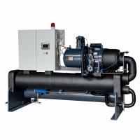 China R410A Refrigerant Water Cooled Industrial Screw Chiller Variable Speed Energy Saving OEM for sale