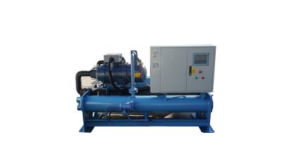 China Water Cooled Semi Hermetic Screw Type Chiller Compressor For Data Center Central AC for sale