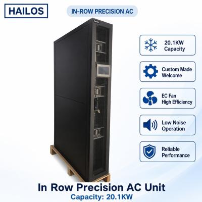 China In Row Precision CRAC Unit With SNMP BMS Connection Hot Aisle Containment Data Center Cooling for sale