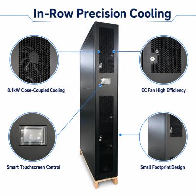 China Low Temperature Adaptable Air Cooled In Row Precision Air Conditioner For Northern Outdoor Cabinet Cluster for sale