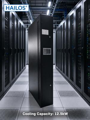 China 12.5kW In Row Precision Air Conditioner Side Left & Right Supply for Data Center Rack Cooling for sale