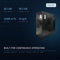 China 60kW Downflow Precision Air Conditioner for Data Center, Underfloor Air Supply Server Room Cooling Unit for sale