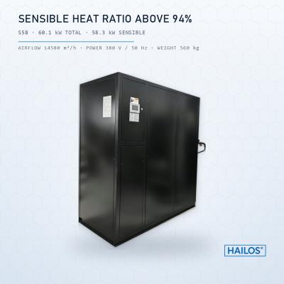 China 60kW Underfloor Supply Precision AC Unit, Downflow Cooling for High Load Data Center & Server Room for sale