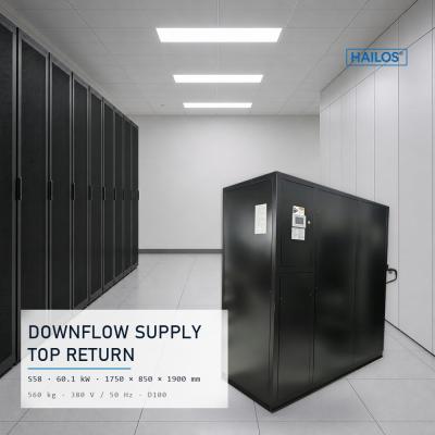 China 60kW Downflow Precision Air Conditioning Unit, Underfloor Air Supply for IDC and Computer Room Cooling for sale
