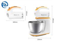 China Desktop Electric Hand Held Beater , 300W 3L Dough Hand Mixer 3.2qt for sale