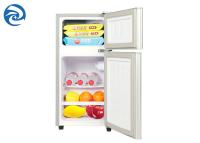 China Household 56L Double Door Mini Fridge With Freezer 2 Cubic Feet for sale