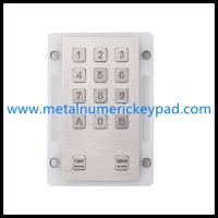 China 5V Backlit 14 Key Stainless Steel Numeric Keypad IP68 Waterproof for Telecom Equipment for sale