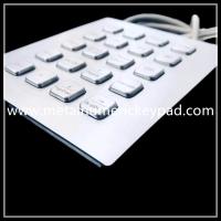 China Wireless Industrial Numeric Keypad 20 Stretched Keys 4mm Stainless Steel IP65 for sale