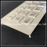 China Waterproof Stainless Steel Keyboard 160x100mm for Self Service Kiosk IP65 IK09 for sale
