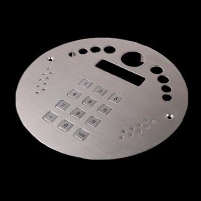 China Stainless Steel 12 Key Numeric Keypad IP65 Vandal Proof Industrial Keyboard for sale