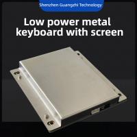 China Low power consumption stainless steel metal keyboard with display screen model GZ-Z001045,USB tipkovnica for sale