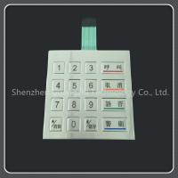 China Laser Engraved Metal Numeric Keypad Watertight With Ultra Thin Membrane for sale