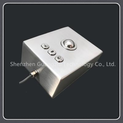 China IP68 Stainless Steel Industrial Keyboard with Trackball 25mm 38mm 50mm Anti Destruction for sale