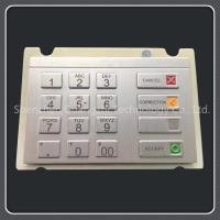 China Stainless Steel ATM Encryption Keypad Embedded Security Chip USB Wired Keyboard 176mm for sale