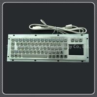 China 71 Key Vandal Proof Stainless Steel Keyboard with Touchpad IP65 USB PS2 300x100mm for sale
