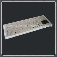 China Stainless Steel Anti Riot Industrial Keyboard 89 Keys with Touchpad IP65 USB for sale
