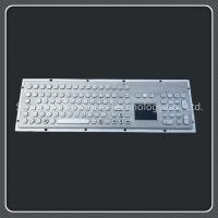 China Customizable 109 Key Industrial Keyboard with Touchpad IP65 Stainless Steel USB for sale