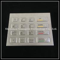 China Vandalism Proof Metal Numeric Keypad For Bank Self Service Equipment for sale
