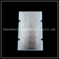 China Personalized Metal Numeric Keypad 21 Keys Matrix Type Sus304 Stainless Steel Material for sale