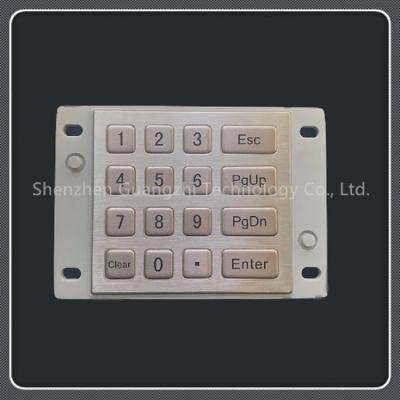 China Access Control Metal Numeric Keypad Long Service Life Ip65 Waterproof Grade for sale