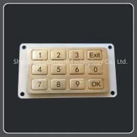 China 3x4 Layout Waterproof Numeric Keypad 12 Keys Type For Industrial Equipment for sale