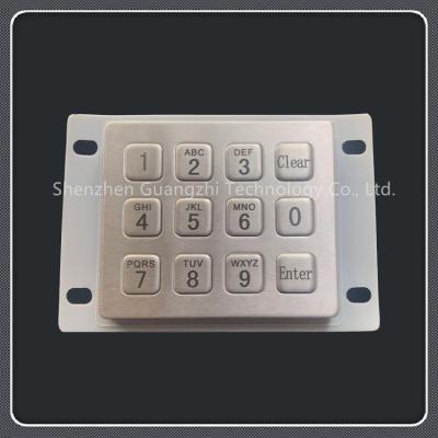 China 12 Key Numeric Keypad Metal Keyboard DC 5V Expandable Interface 2M Cable for sale