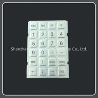 China Industrial Custom Keyboard Pad 24 Keys Stainless Steel Metal Panel for Access Control 63x93mm for sale