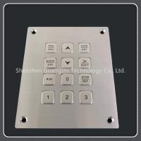China Custom 12 Key Keyboard , Metal Digital Access Control Keypad Water - Tight for sale
