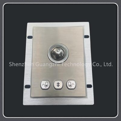 China Explosion Resistant Waterproof Trackball Mouse Stainless Steel 800dpi USB PS2 for sale