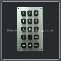 China Customized Stainless Steel 304 Gate Access Control Keypad Waterproof 134x78mm for sale