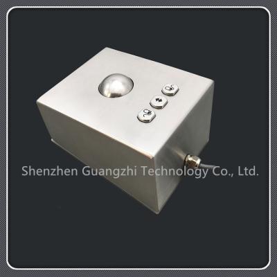 China Explosion Proof Industrial Keyboard with Trackball Stainless Steel 80mm x 110mm for sale