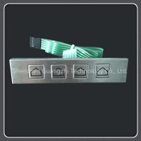 China Stainless Steel 4 Key Function Keypad for ATM Kiosk USB PS2 110x22mm for sale