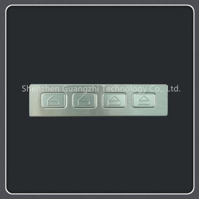 China 304 Stainless Steel Shockproof Metal Keypad IP65 IK07 116x27mm for ATM Kiosk for sale