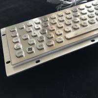 China Stainless Steel Industrial Keyboard With Trackball Custom Layout Rust Proof for sale