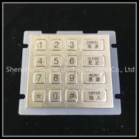 China IP67 Waterproof Metal Keypad 16 Keys Stainless Steel Outdoor Keyboard for Charging Post 100x90mm for sale