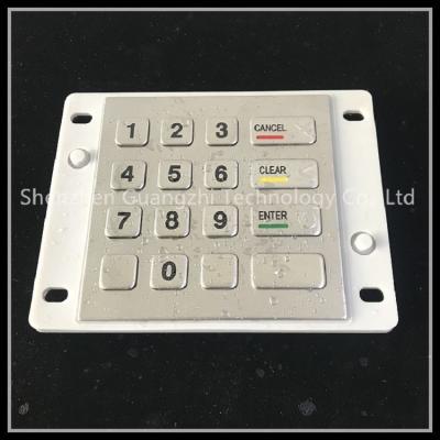 China 4x4 Matrix Waterproof Keypad USB Wired Keyboard with Braille Buttons 100mm for sale