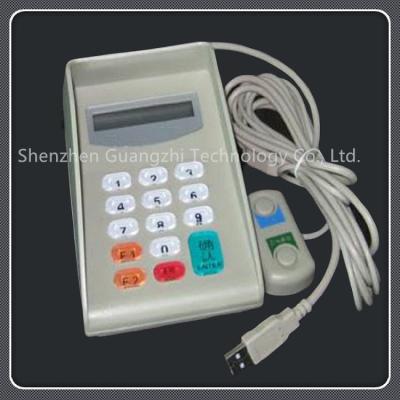 China Industrial Plastic Pin Code Keyboard 15 Key USB Interface for Electronic Payment System for sale