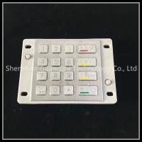 China IP65 Waterproof Stainless Steel Keypad 16 Keys Anti Etching Braille Laser Engraved Logo for sale