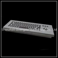 China Stainless Steel 68 Key IP67 Waterproof Keyboard 418x150mm Industrial Kiosk for sale