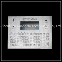 China Stainless Steel Keyboard 59 Keys IP67 Dust Proof with Customized Patterns 190x280mm for sale