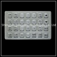 China Medical Grade Stainless Steel Keyboard 28 Keys 124x65mm Easy Maintenance for sale