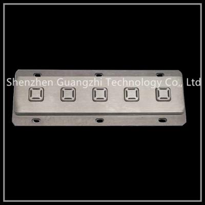 China Stainless Steel 5 Key Gaming Keyboard Luminous Side Key 2m USB for sale