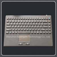 China 92 Keys Silicone Rubber Keypad with Touchpad IP68 Waterproof Industrial Keyboard 348x228x12mm for sale