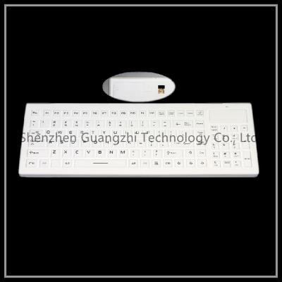 China IP65 Waterproof Silicone Rubber Keyboard 2.4GHz Wireless 10m Range USB Nano Receiver for sale