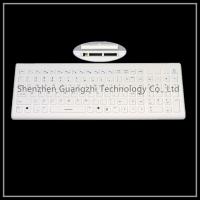 China IP67 Waterproof Industrial Silicone Keyboard Compact Layout 375x135x13mm USB for sale