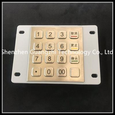 China PCI 2.0 Certified ATM Pin Keypad 87.5x91.5mm for Self Service Machine for sale