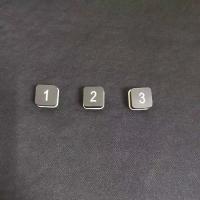 China Custom Laser Etched Silicone Key Keyboard 13.8mm Switch Button Cover for Industrial B2B for sale