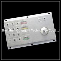 China Stainless Steel Industrial Keypad with Trackball 196x100mm USB PS2 for sale
